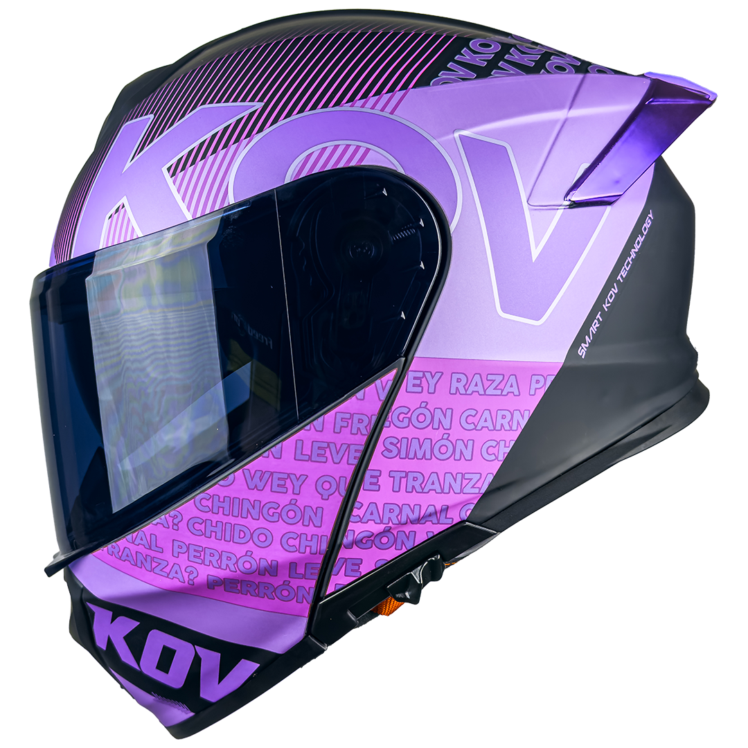 CASCO THUNDER FLOW MORADO
