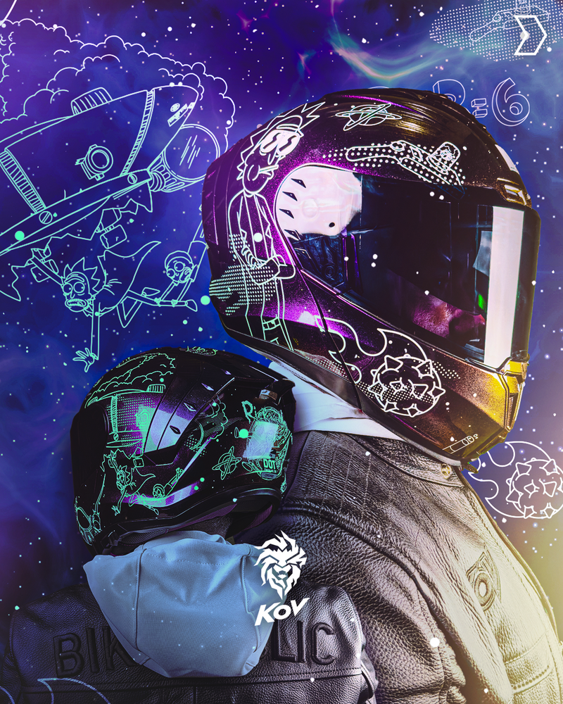 CASCO SNOW RICK & MORTY GALACTIC
