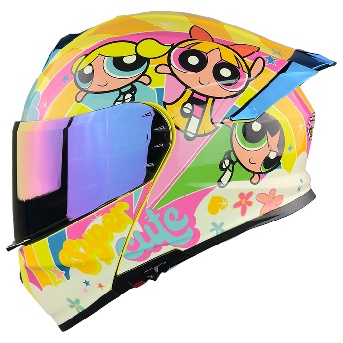 CASCO THUNDER CHICAS SUPERPODEROSAS COLORES