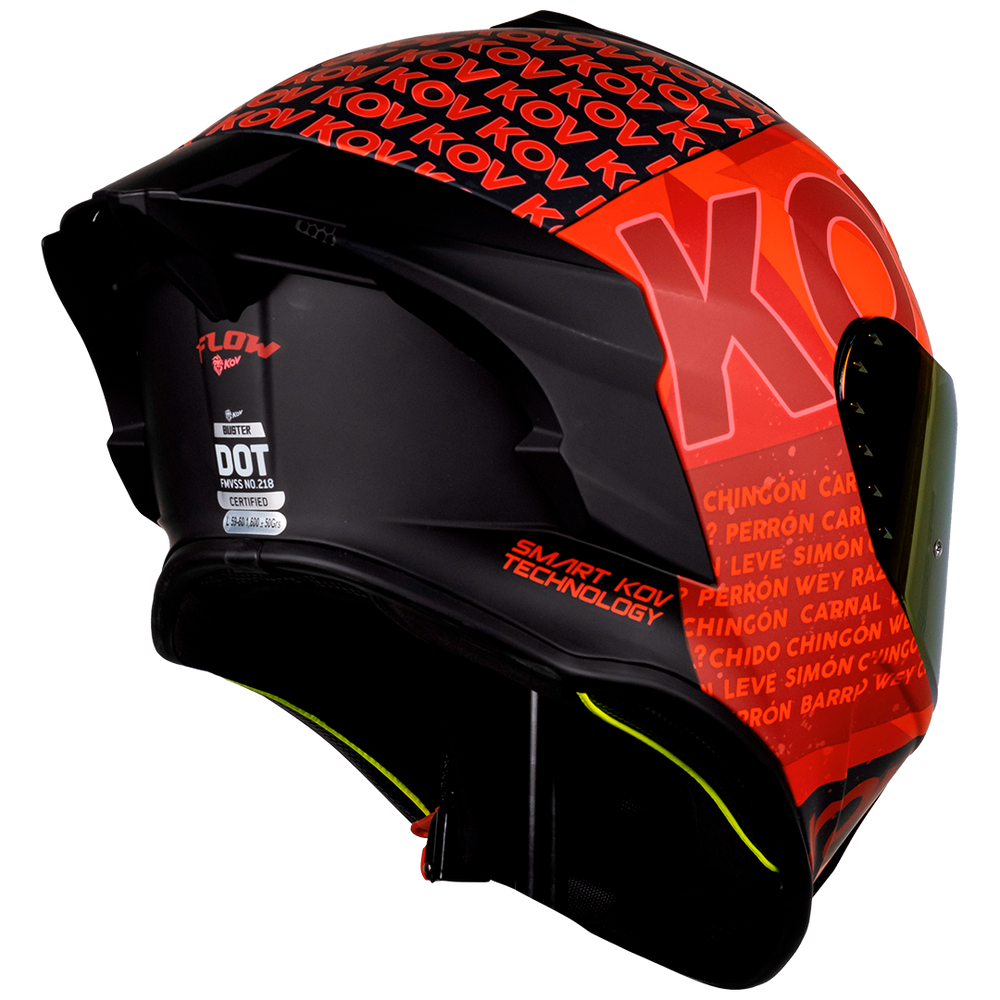 CASCO BUSTER FLOW ROJO