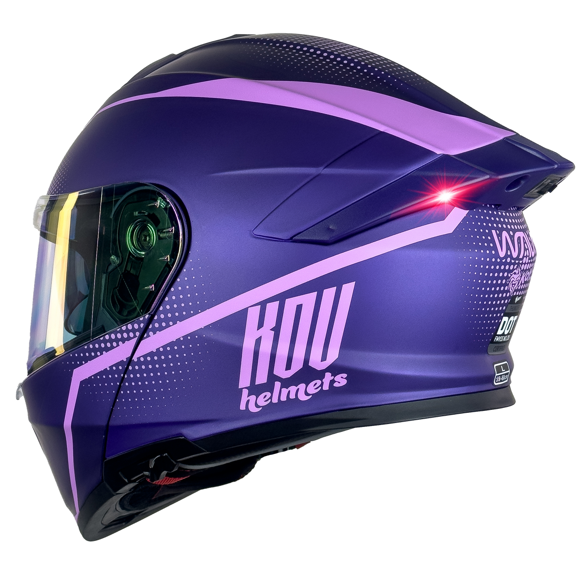 CASCO THUNDER WAVES MORADO