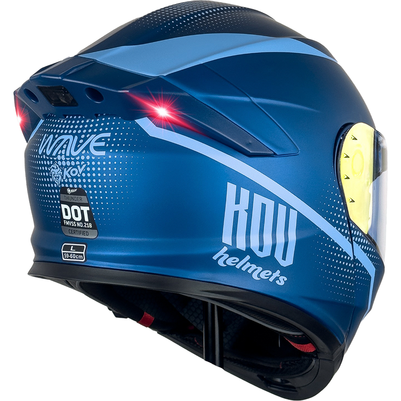 CASCO THUNDER WAVES AZUL