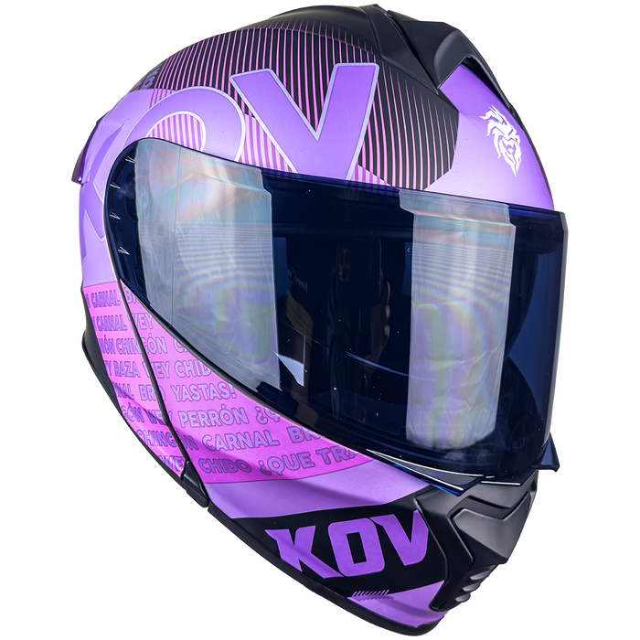 CASCO THUNDER FLOW MORADO