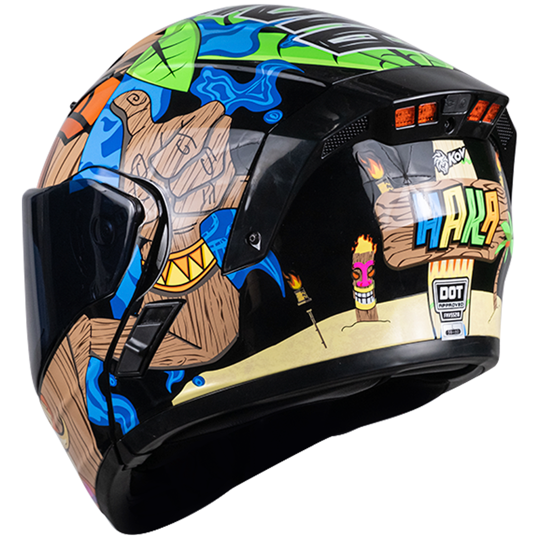 CASCO KOV HAKA (CON LUZ LED)